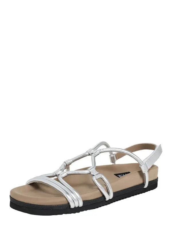ROAM Linky Crisscross Sandals - Silver