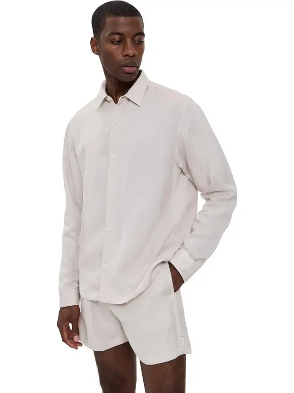 AUTO-REPLY Andrew Linen Shirt - Sand