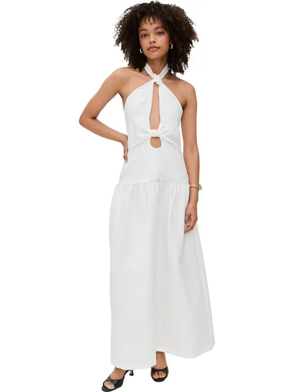 4TH & RECKLESS Leona Maxi Dress - Off White