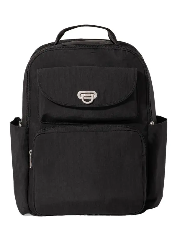 BAGGALLINI Laptop Backpack With Flip Lock Closure - Black