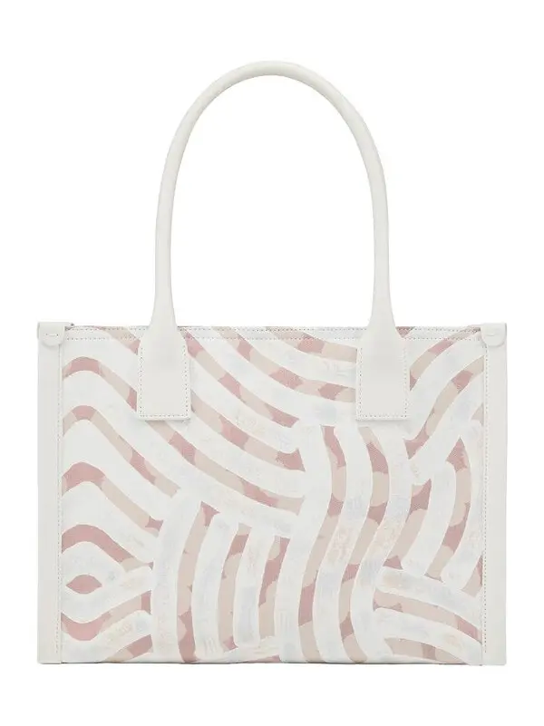 CHRISTIAN LOUBOUTIN Nastroloubi Gaagal Print Canvas Tote - Multi Leche