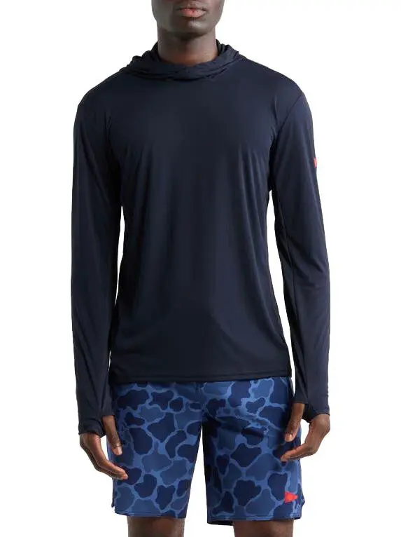 FLORENCE Sun Pro Hooded Rashguard - Department Navy