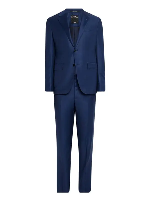 Zegna Trofeo Wool Single-breasted Sport Coat - Nvy Sld