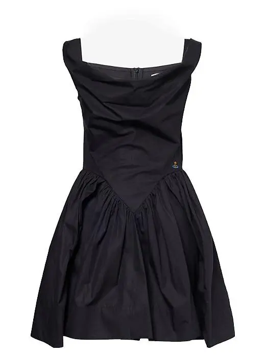 VIVIENNE WESTWOOD Off-shoulder Mini Dress - Black