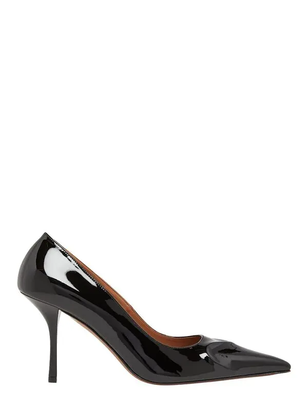 Alaïa Patent Leather 3d Coeur Pumps - Noir