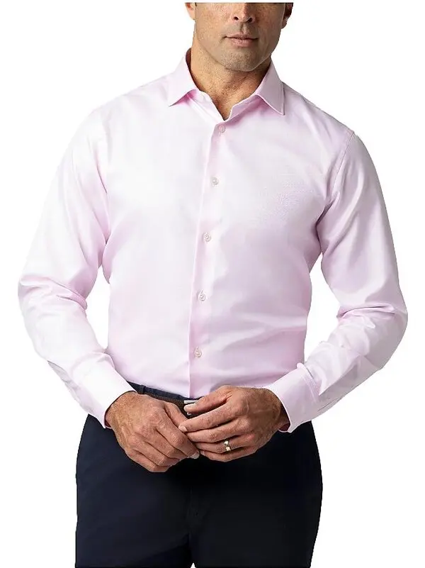 Robert Talbott Reynolds Double Twill Contemporary Fit Shirt - Pink