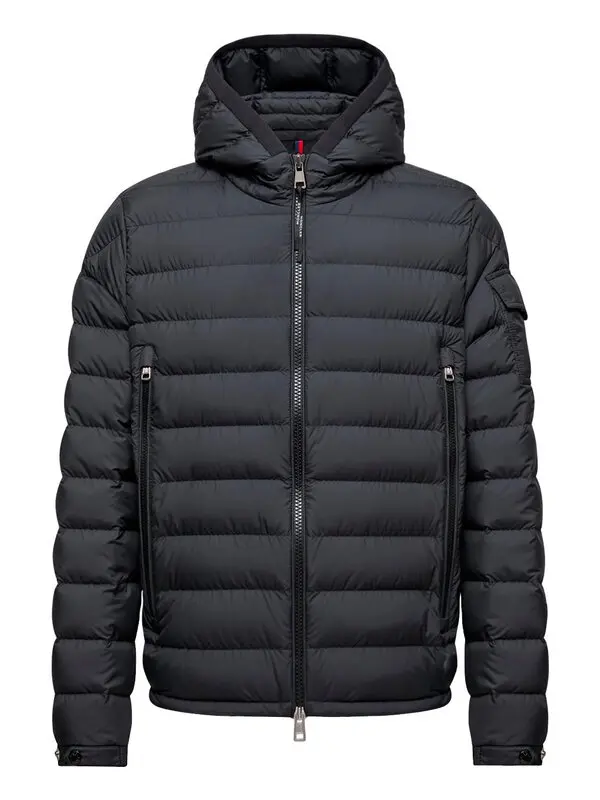 Moncler Galion Hooded Down Jacket - Black