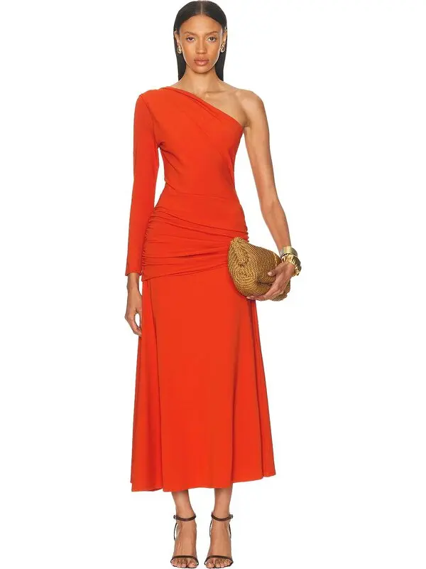 Johanna Ortiz Inspiring Hearts Ankle Dress - Paprika