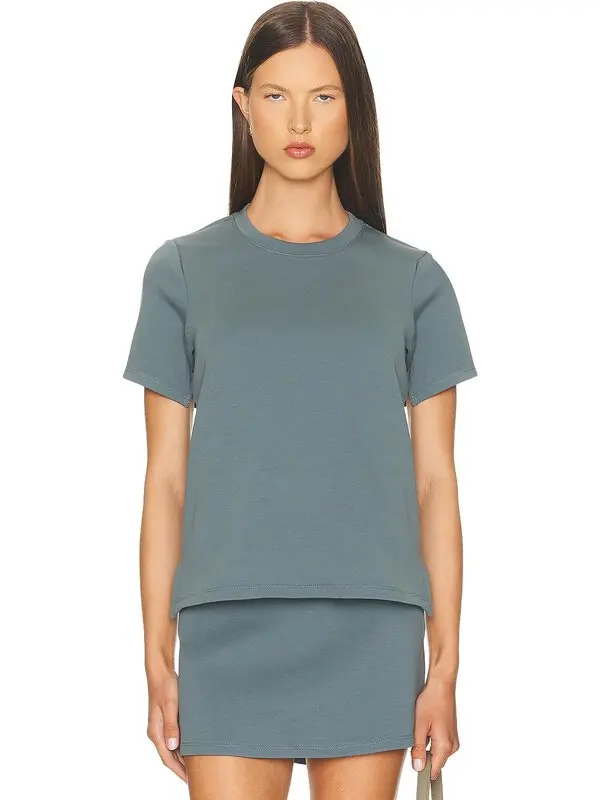 Renggli Slit Tee - Teal