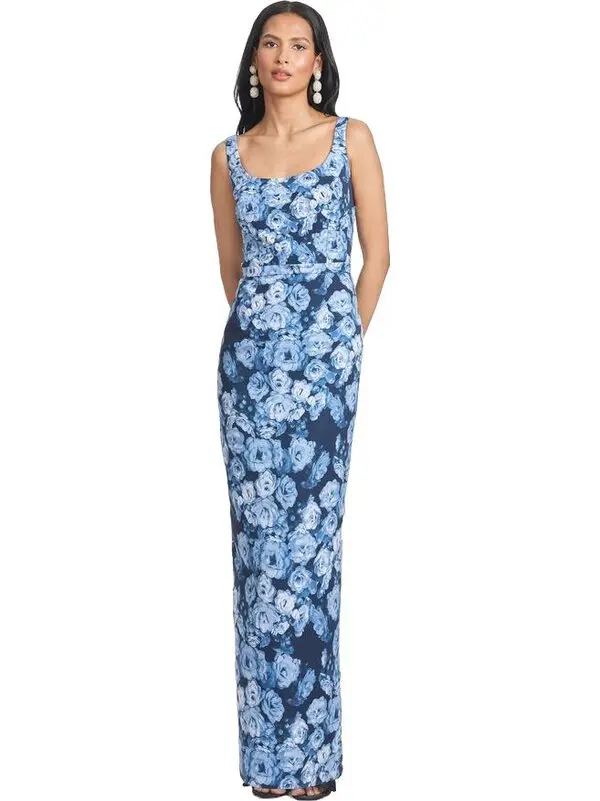 Sachin & Babi Lana Floral Gown - Natural