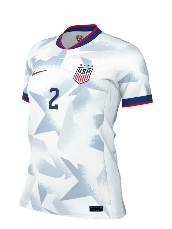 Nike Trinity Rodman Uswnt 2025 Stadium Home Dri-fit Soccer Jersey - White