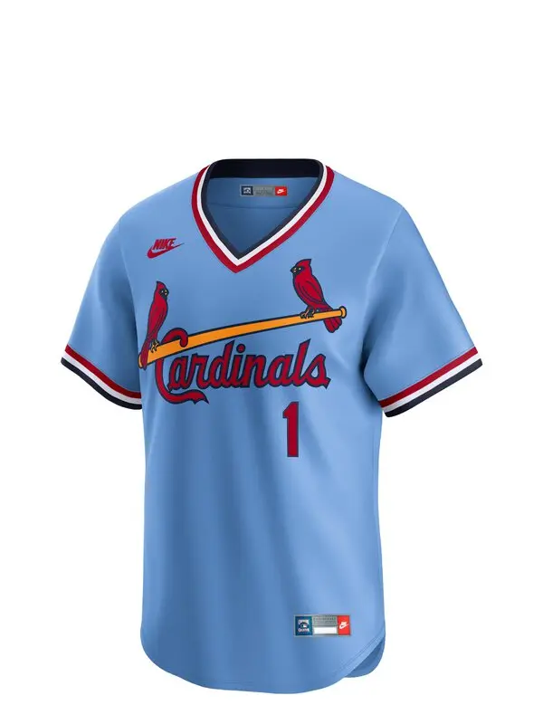 Nike Ozzie Smith St. Louis Cardinals Cooperstown Dri-fit Adv Mlb Limited Jersey - Blue