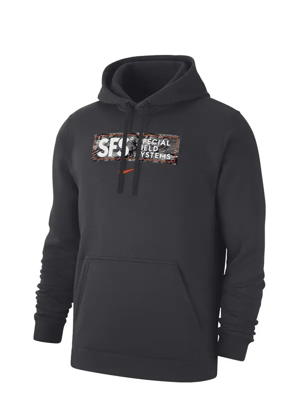 Nike Sfs Club Fleece Pullover Hoodie - Grey