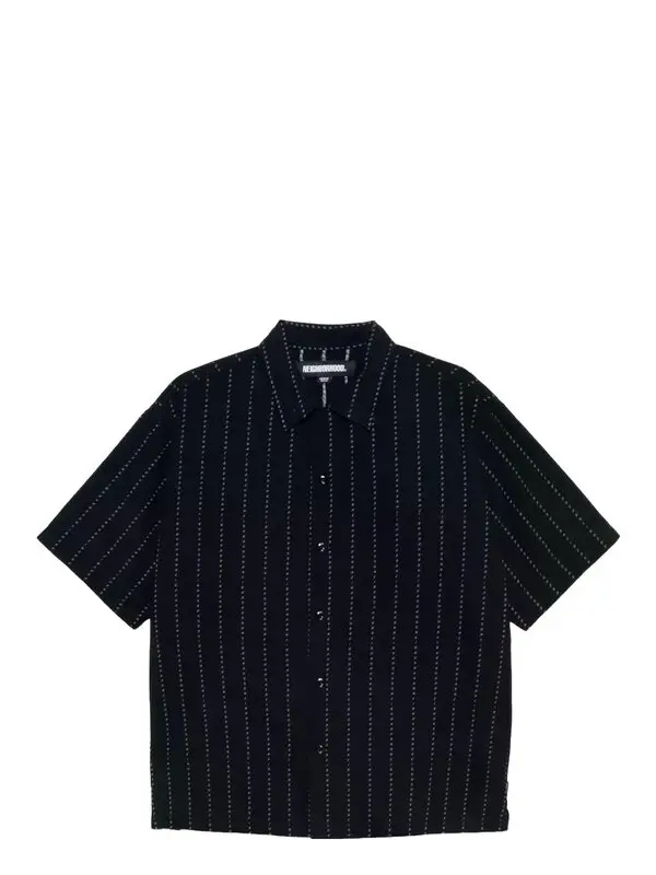 NEIGHBORHOOD Dobby Short Sleeve Shirt - Black