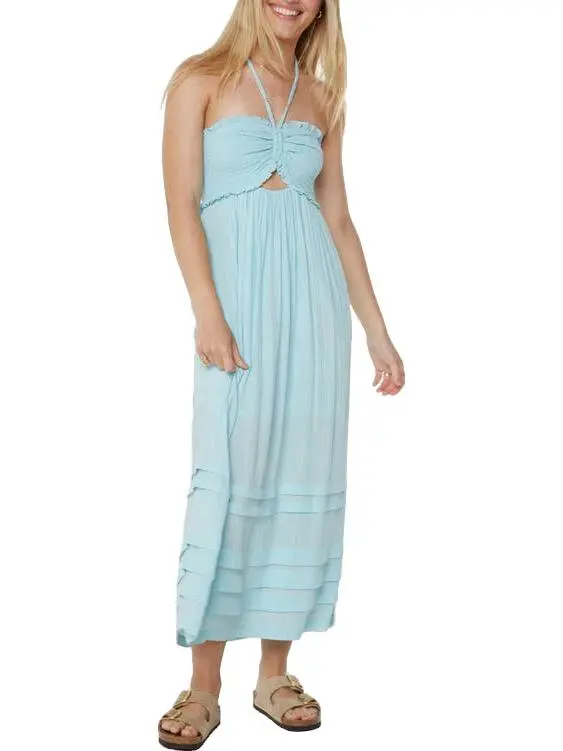 Roxy Saltwater Sweetness Convertible Maxi Dress - Tibetan Stone Solid
