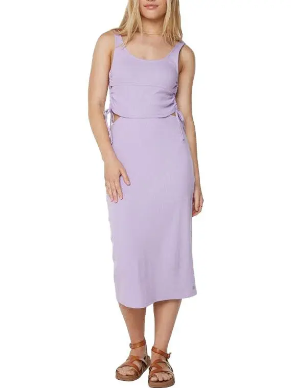 Roxy Surf Stoked Midi Dress - Lilac Breeze Solid