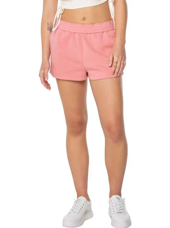 Roxy Fleece Shorts - Mauve Glow Solid