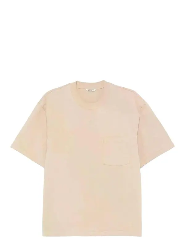 Auralee Cotton T-shirt - Neutrals