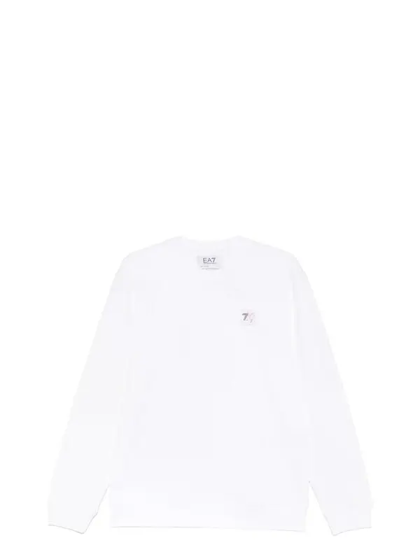 Emporio Armani Graphic-print Sweatshirt - White