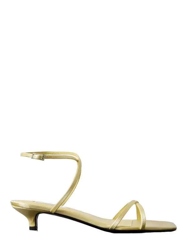 TOTEME Satin Sandals - Yellow