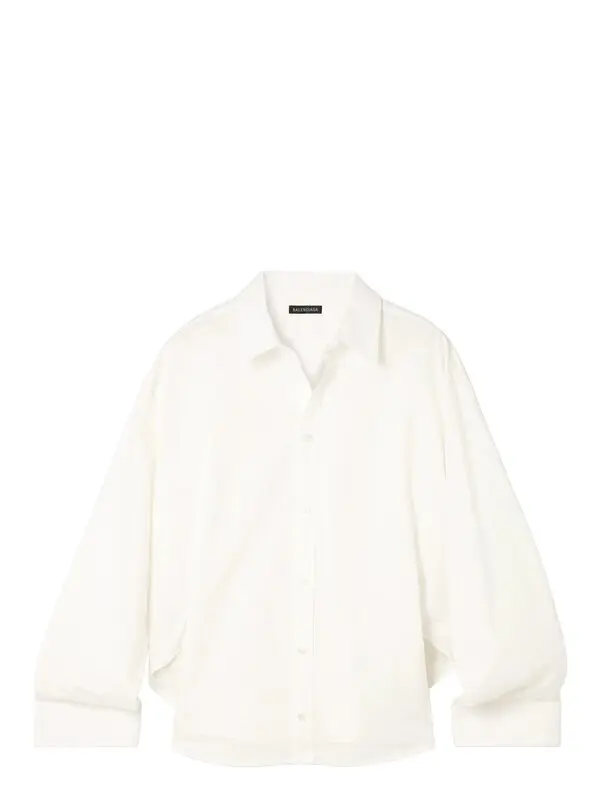 Balenciaga Cotton-poplin Shirt - White