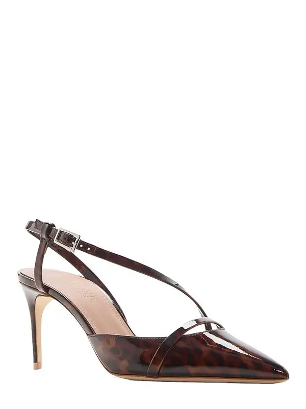 MALONE SOULIERS Valeria Slingback Pumps - Brown/brown