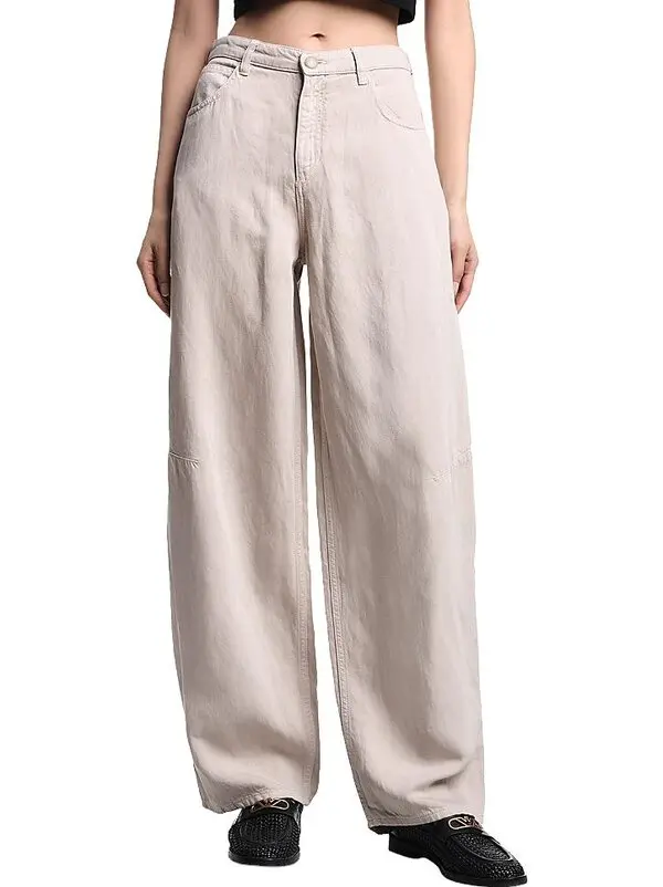 Emporio Armani Relaxed Fit Pants - Solid Light