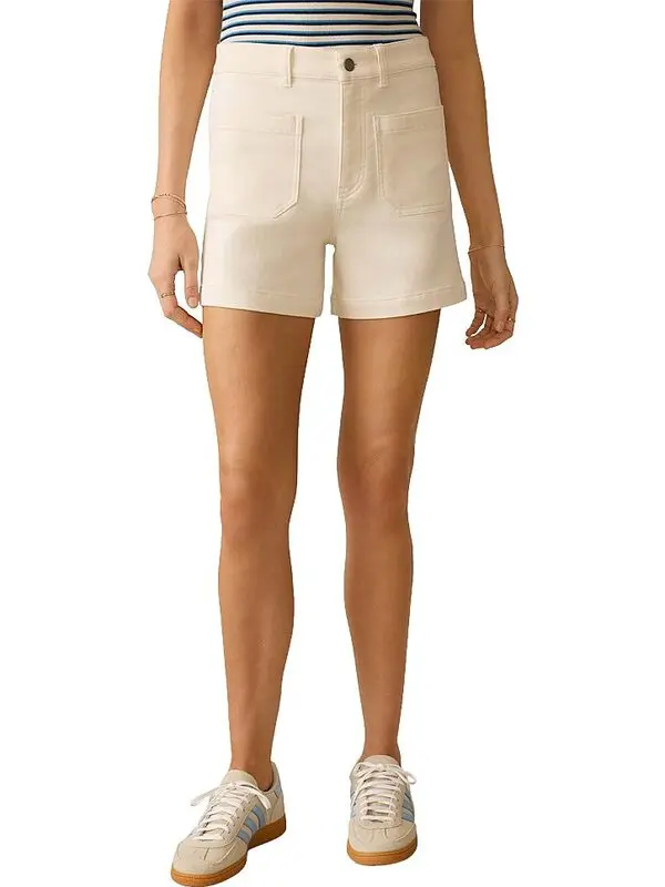 Faherty Brand Terry Knit Shorts - Egret
