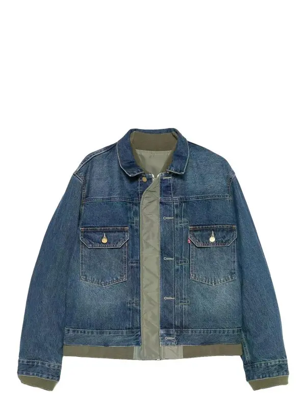 Sacai Denim Jacket - Green