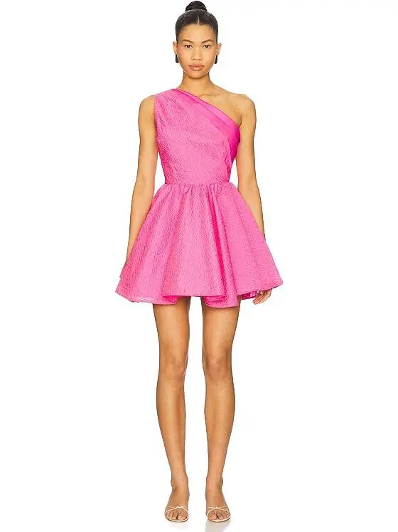 SAU LEE Jo Dress - Fuchsia