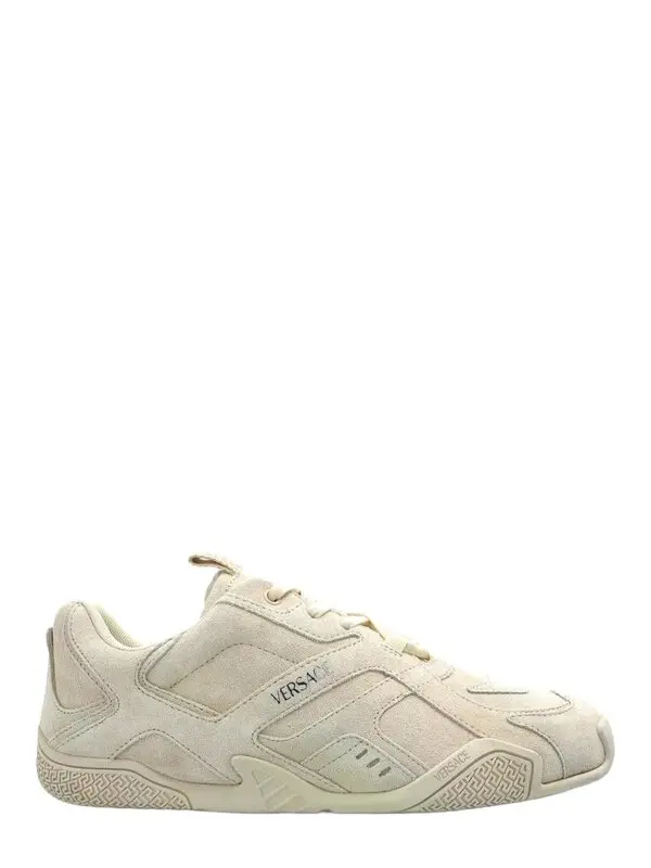 Versace Suede Sneakers - Neutrals