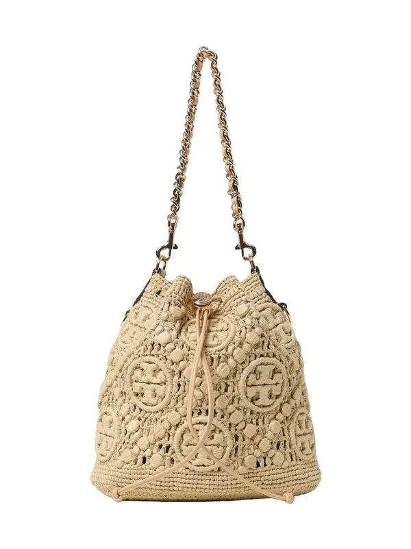 Tory Burch Mini Bucket Bag - Beige