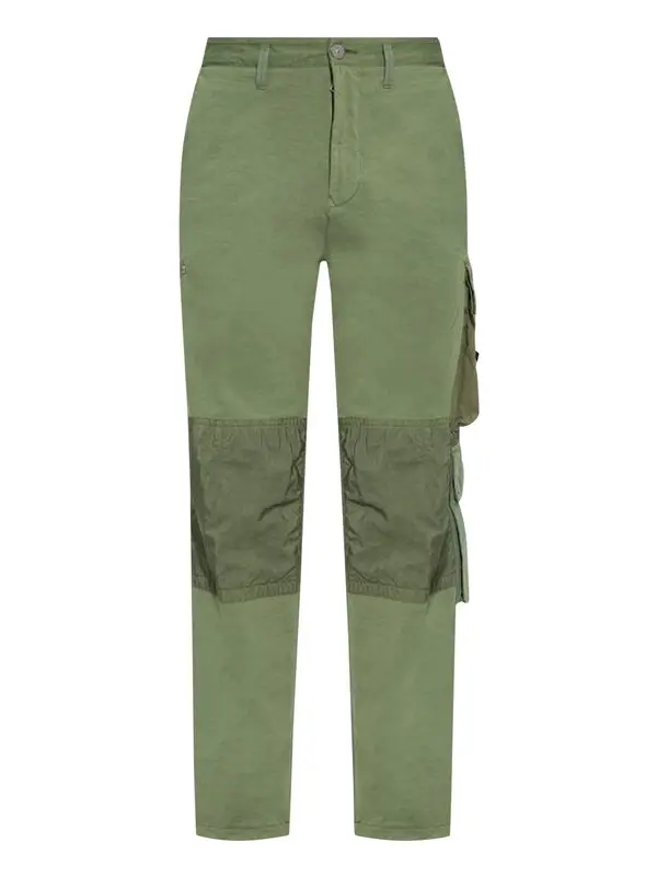 Stone Island Loose Fit Pants - Green