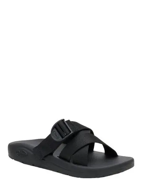 CHACO Cushz Slide Sandal - Black
