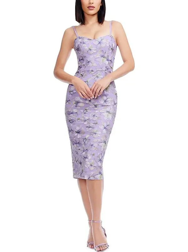 Dress The Population Blakely Dress - Wisteria Multi