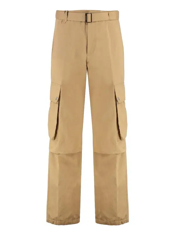 Jacquemus Cotton-linen Cargo Trousers - Brown