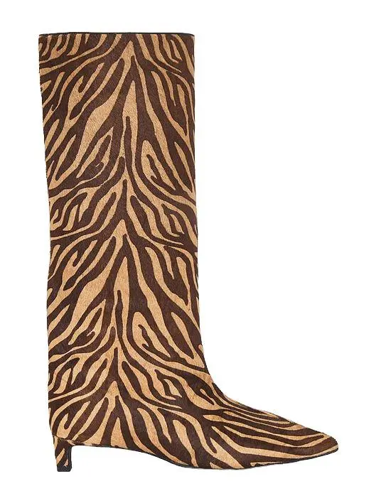NAKEDVICE The Stacey Boot - Zebra