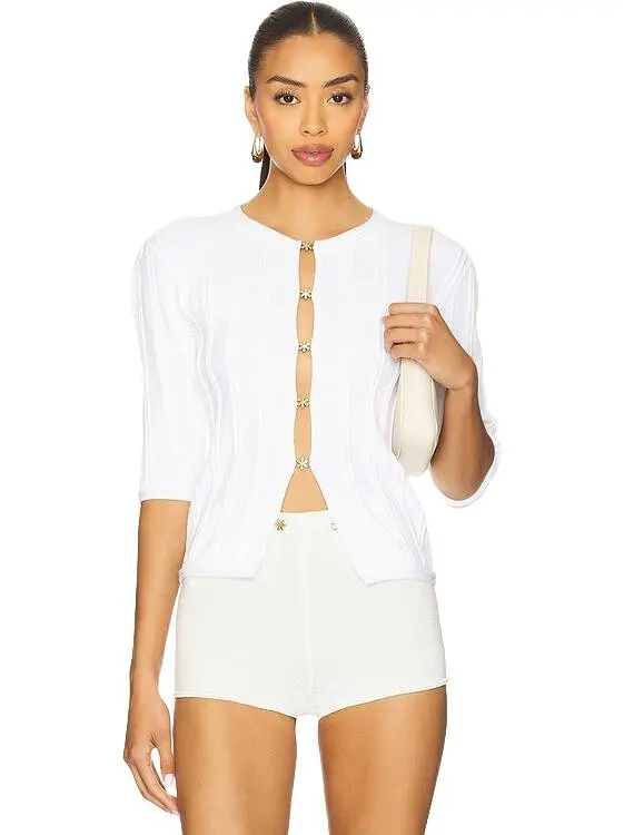 ASTA RESORT Delilah Cardigan - Blanca