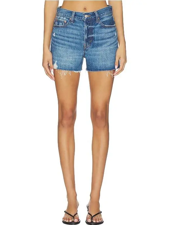 PISTOLA Nova High-rise Denim Shorts - Calling