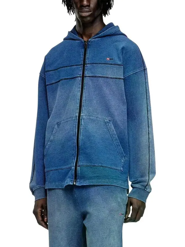 DIESEL® Zip-up Hoodie - Blue