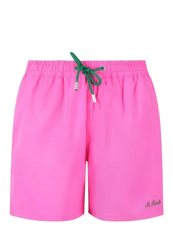 MC2 SAINT BARTH Drawstring Swim Shorts - Pink