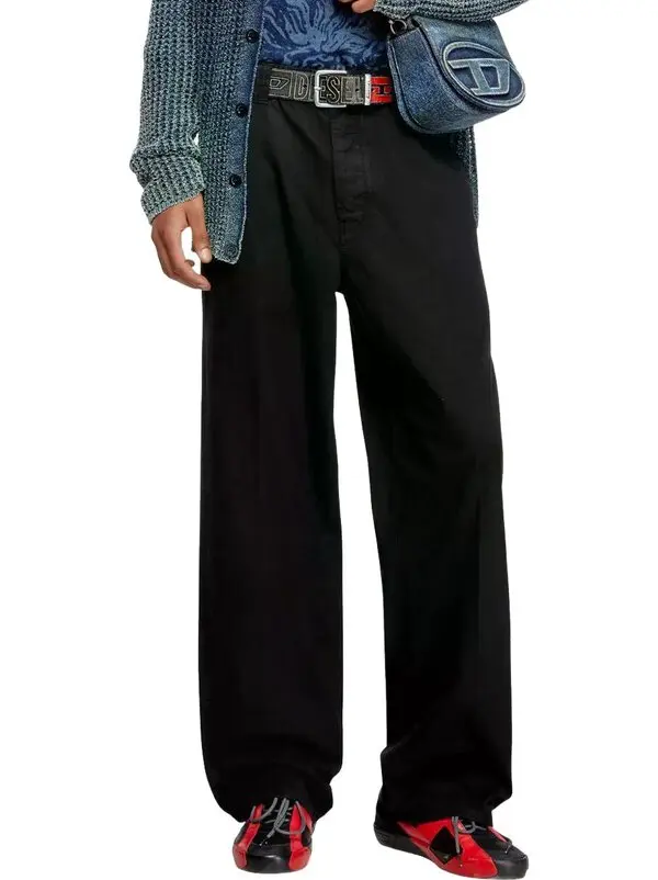 Diesel Cotton Trousers - Black