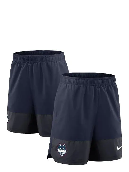 Nike Uconn Huskies 2025 Sideline Performance Shorts - Navy
