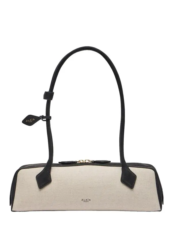 Alaïa Le Teckel Medium Shoulder Bag - Beige