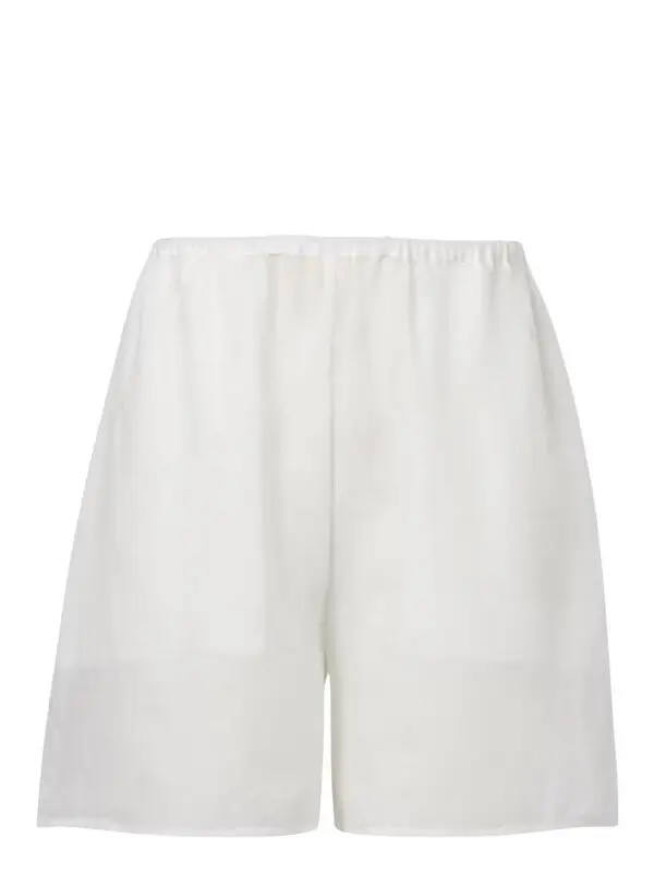 TOTEME Ramie Shorts - White