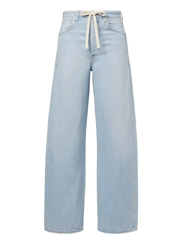 Citizens Of Humanity Brynn Low-rise Wide-leg Jeans - Blue