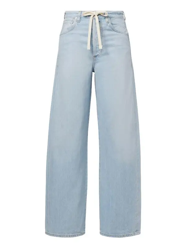 Citizens Of Humanity Brynn Low-rise Wide-leg Jeans - Blue