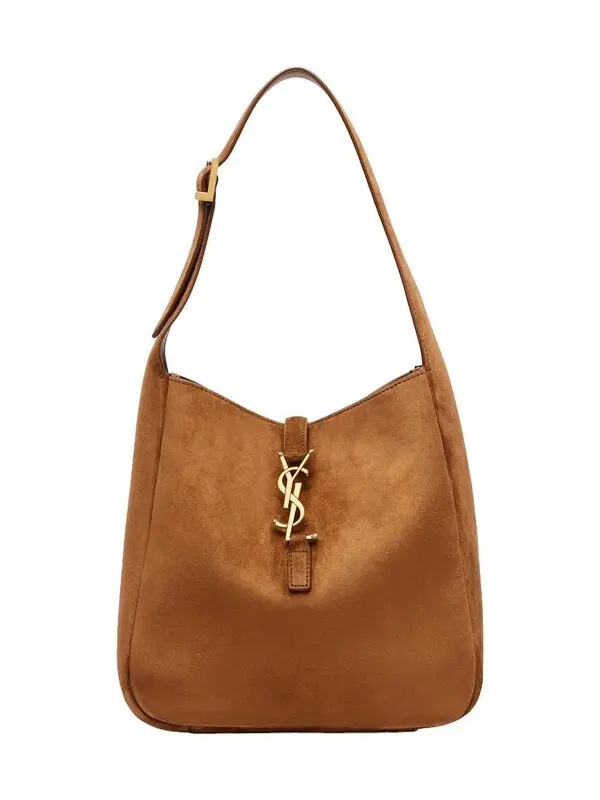 Saint Laurent Le 5 A 7 Supple Small Suede Shoulder Bag - Brown