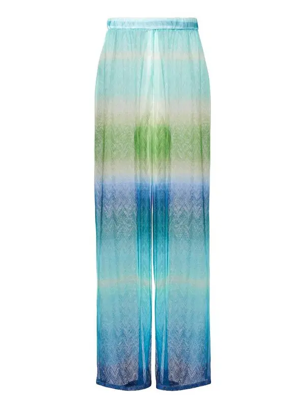 Missoni Zigzag Palazzo Pants - Multicoloured
