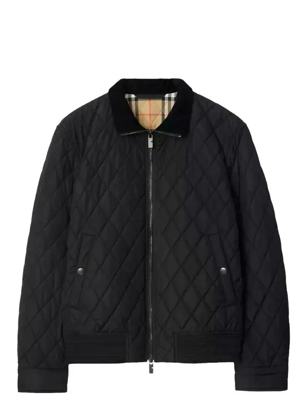 Burberry Quilted Nylon Jacket - Black